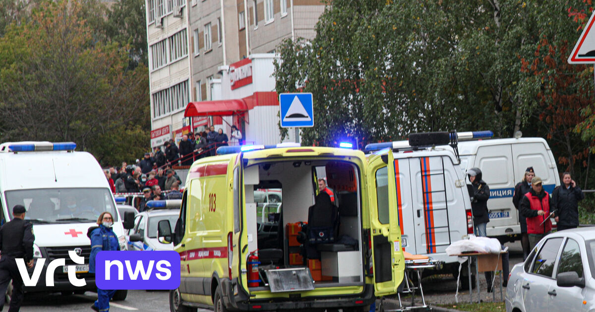 17 doden bij schietpartij in Russische school, onder wie 11 kinderen en 2 leerkrachten, dader ...