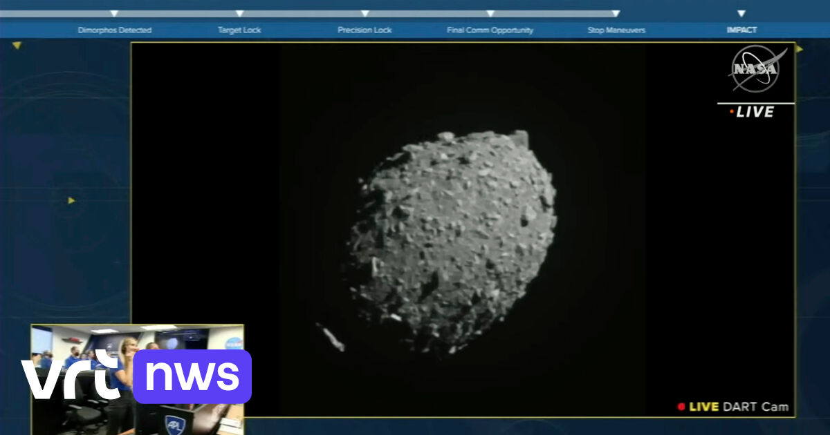 "We have impact": met 22.000 km per uur botst NASA-ruimtetuig op ...