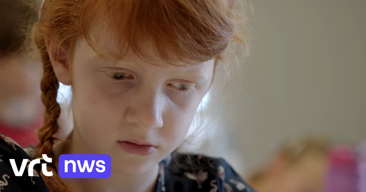 Merel (7) uit Beveren werd in twee weken tijd blind, maar kon toch op ...