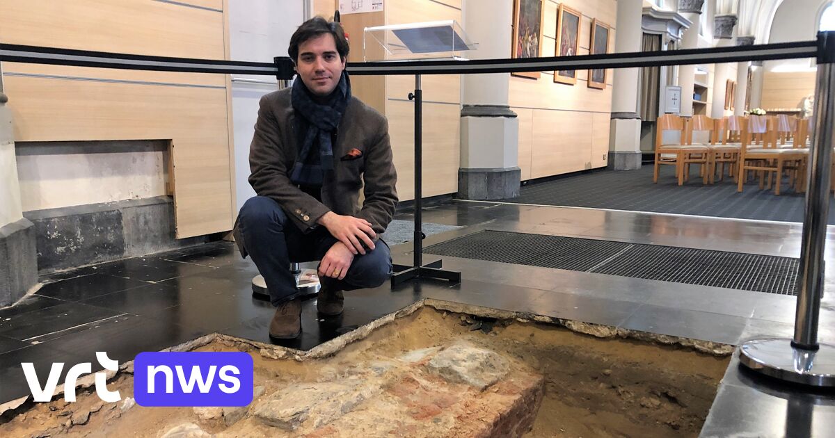 Archeologische resten ontdekt in Sint-Michielskerk in Kuurne | VRT NWS: nieuws