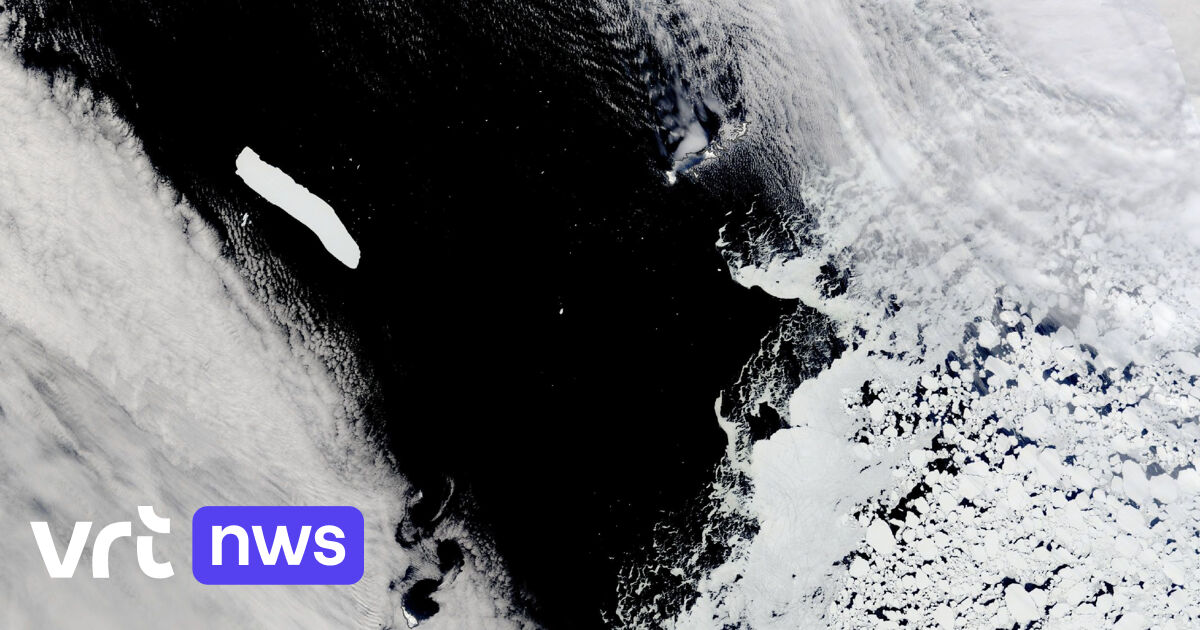 Grootste ijsberg ter wereld drijft verder weg van Antarctica en dreigt ...