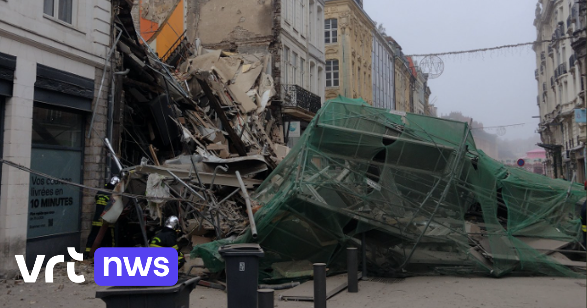 Gebouwen ingestort in centrum van Rijsel: één gewonde, vermoedelijk nog ...