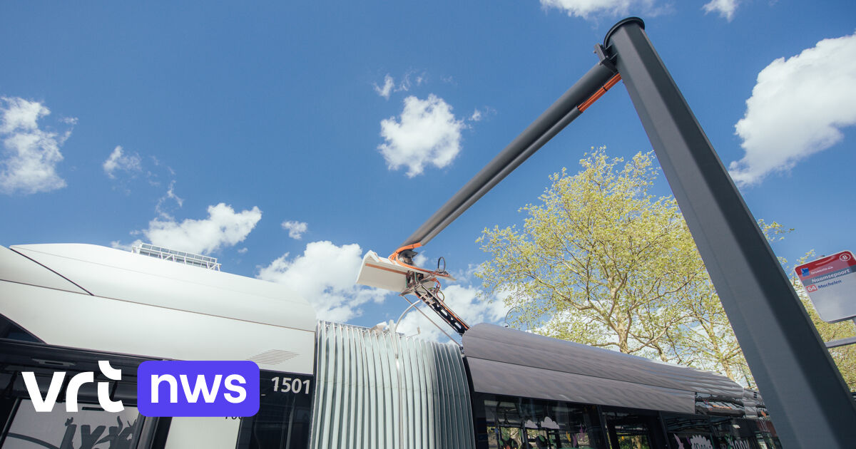 MIVB installeert zes laadpalen voor elektrische bussen in Anderlecht ...