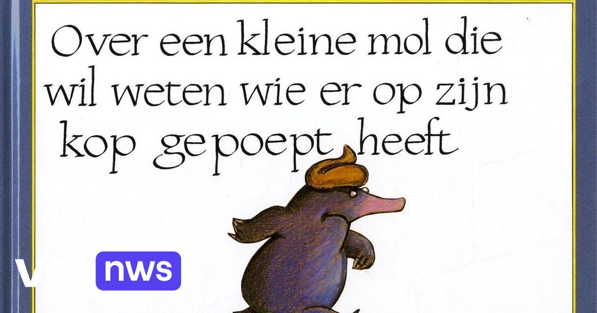 Illustrator van kinderboek "Over een kleine mol die wil weten wie er op ...