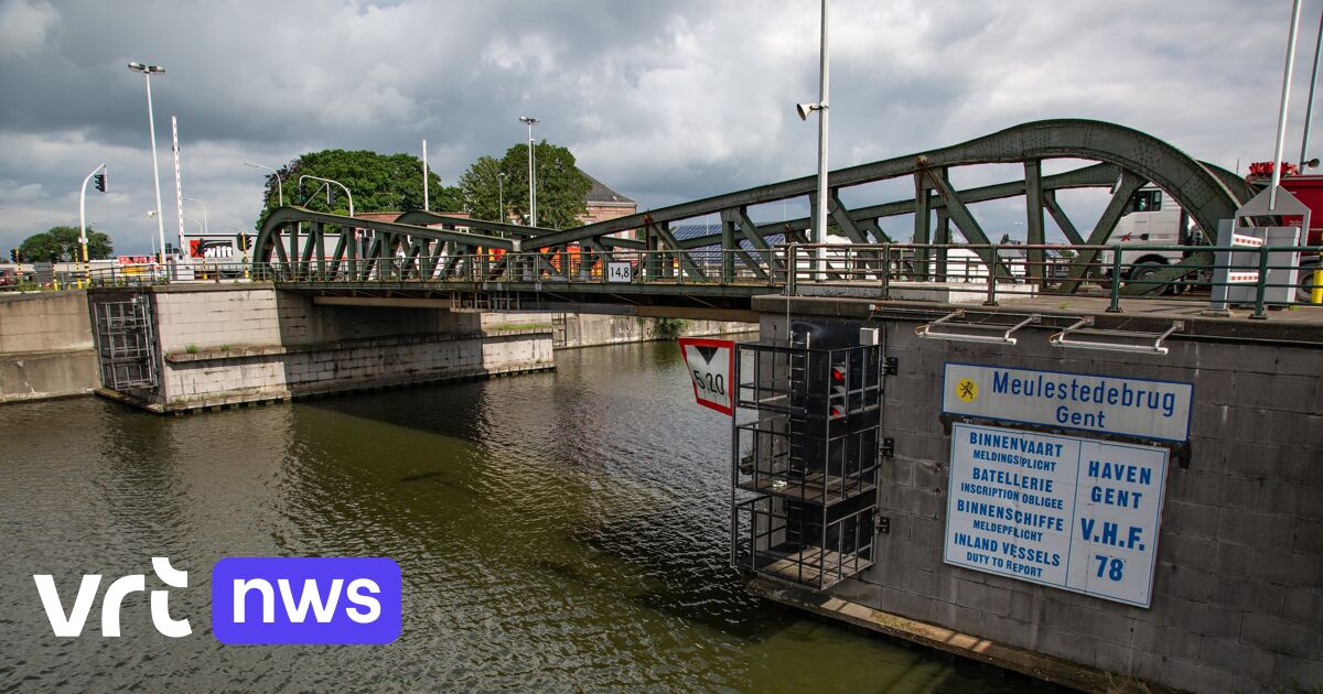 De oude Meulestedebrug in Gent is weer open voor weg- en ...