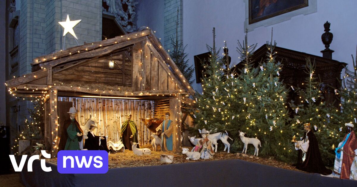 Gestolen kindje Jezus teruggebracht naar kerststal van kerk van Onze ...