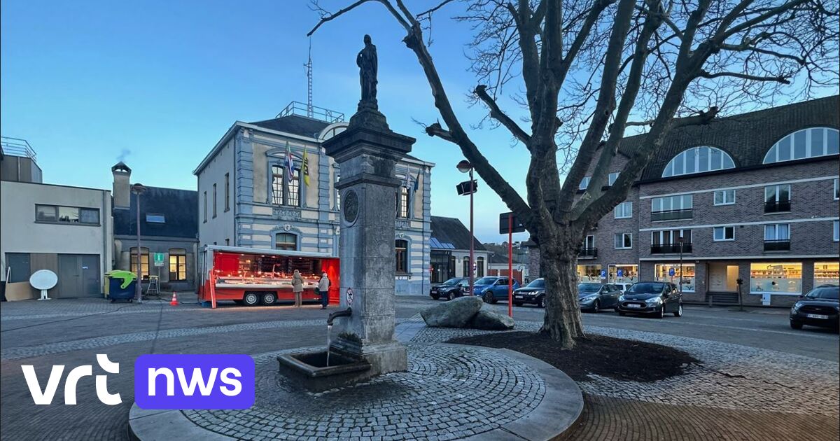 Gemeenteplein Huldenberg wordt onthard | VRT NWS: nieuws