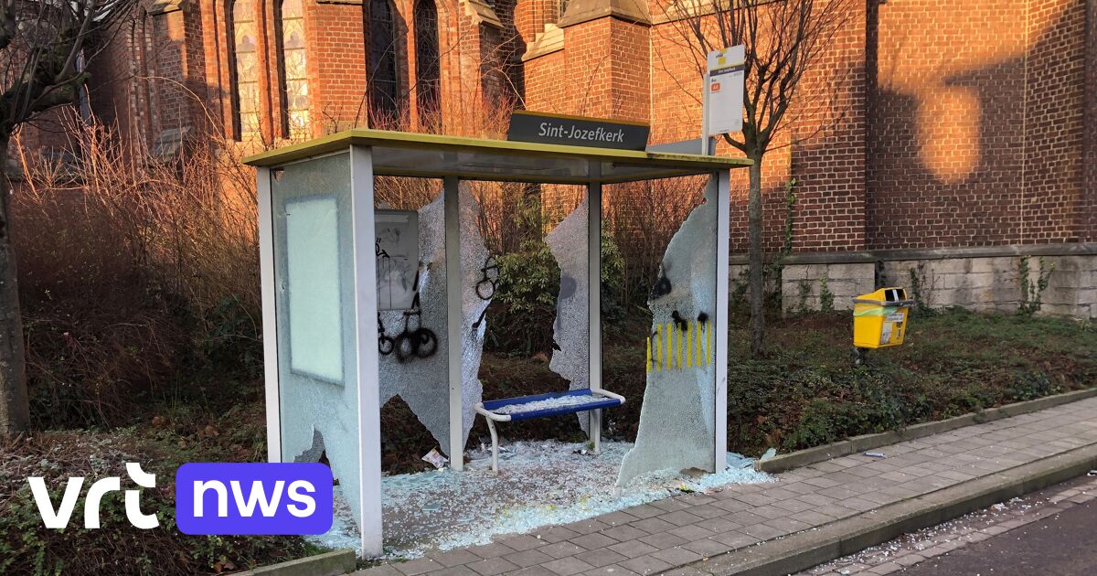 Politie opent onderzoek naar vandalen die bushokjes vernielen in Menen ...