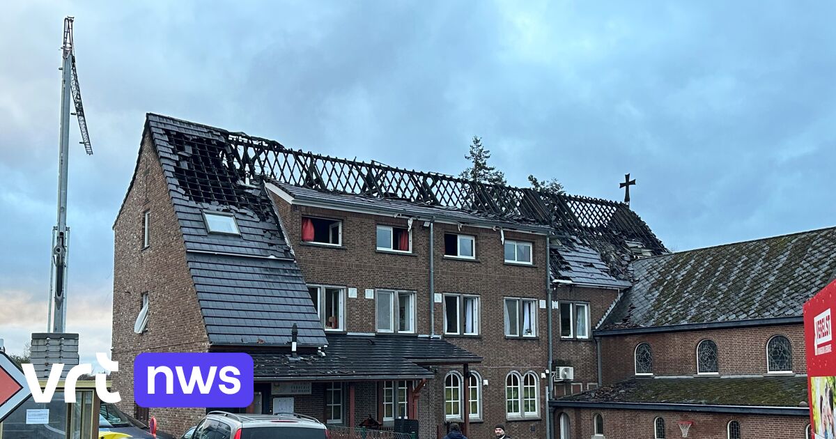 Zware brand in Huldenberg verwoest dak van Roemeense kerk en schooltje | VRT NWS: nieuws
