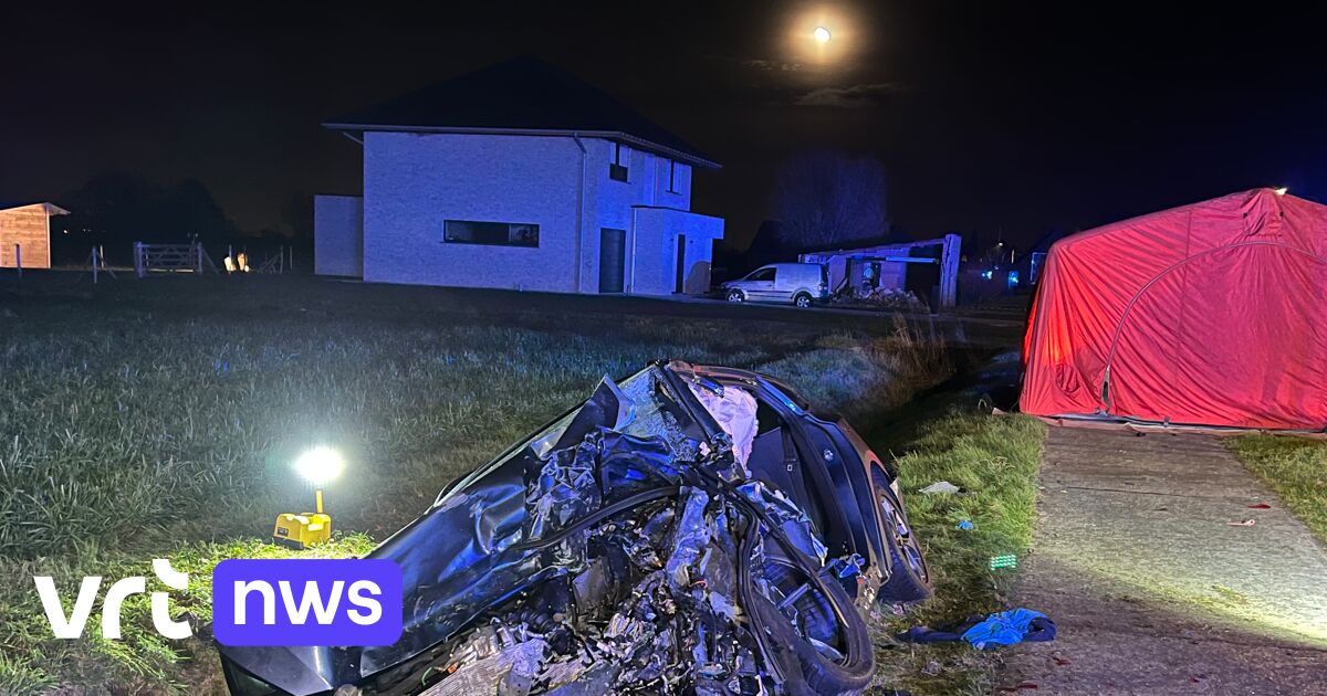 Dode en zwaargewonde na frontale botsing met twee wagens in Esen | VRT NWS: nieuws