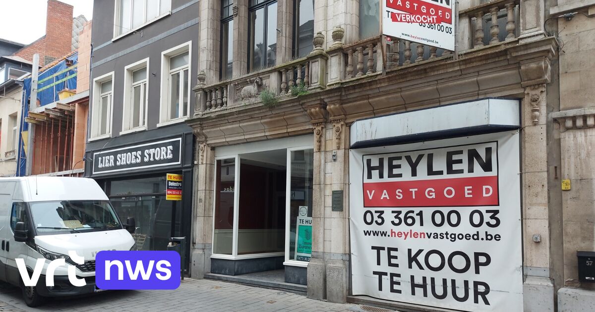 Leegstand van winkels in centrum Lier neemt spectaculair toe | VRT NWS ...