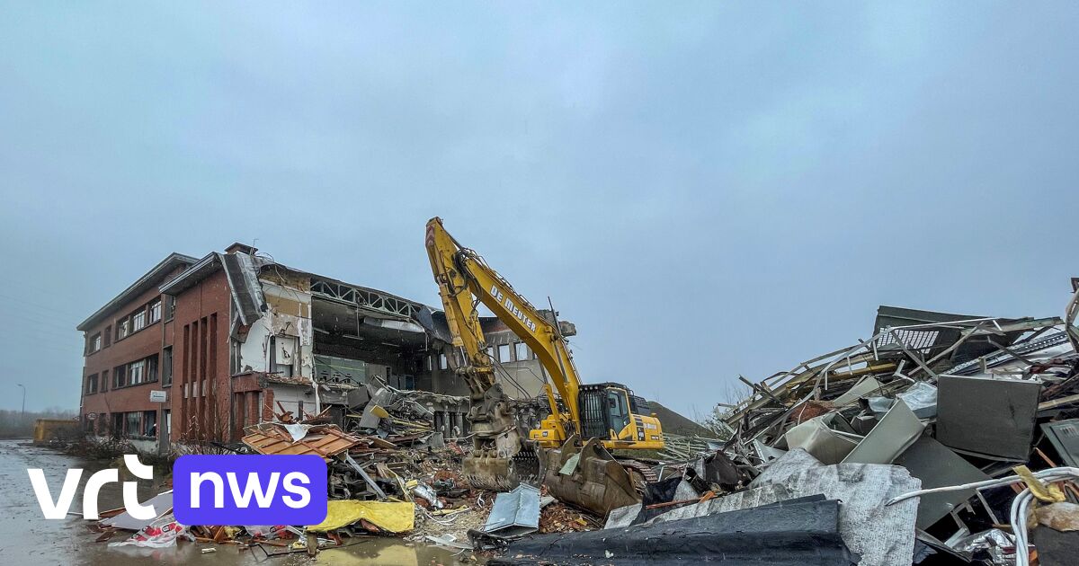 Laatste gebouw op site van oude elektriciteitscentrale in Ruien ...