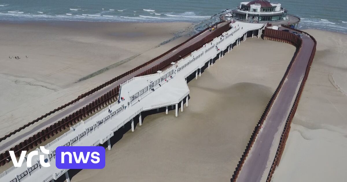New promenade pier in Blankenberge (VIDEO) | VRT NWS: news