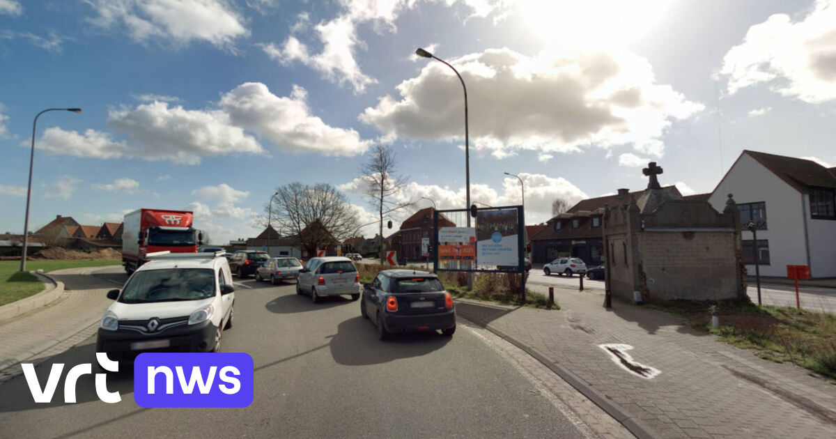 Heraanleg kruispunt Belgiek in Deerlijk | VRT NWS: nieuws