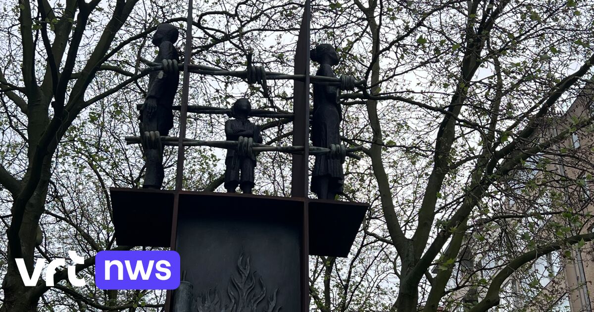 Jaarlijkse herdenking genocide aan Joods monument in Antwerpen | VRT ...