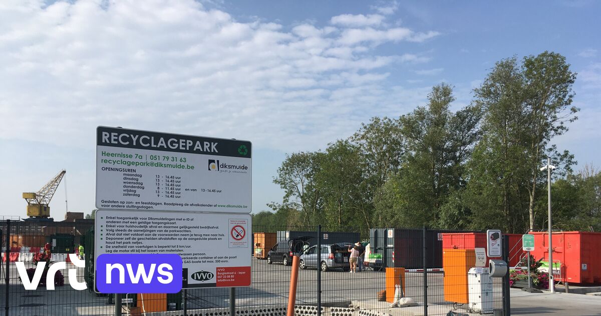 Misbruik in recyclagepark Diksmuide, reglement wordt aangepast | VRT ...