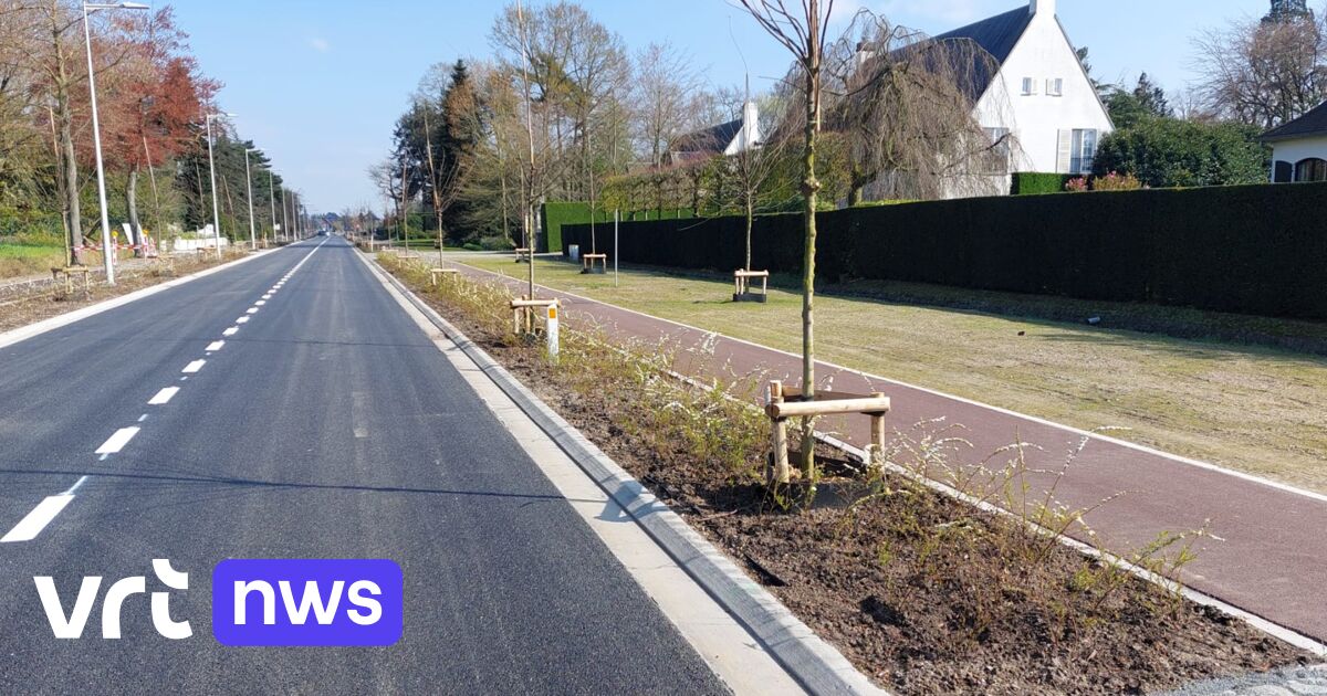 Leopoldlaan (N9) in Eeklo opnieuw open voor verkeer: nieuw wegdek en veiliger voor fietsers ...
