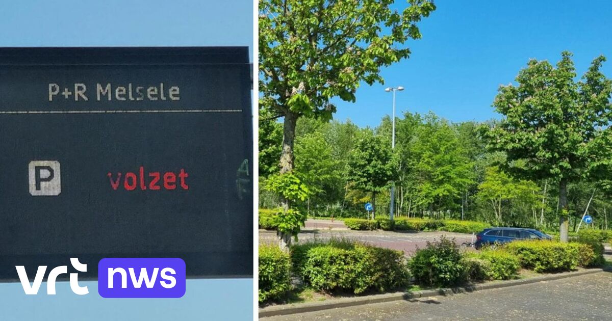 P+R in Melsele helemaal niet volzet, ook al beweren de ...