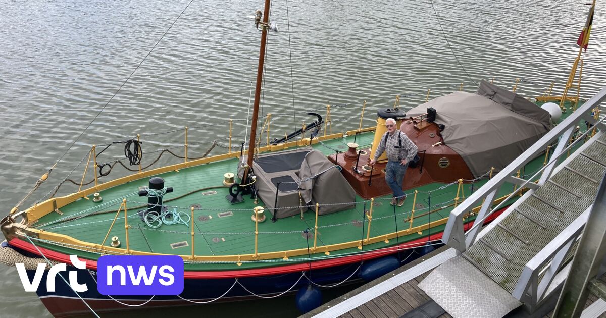 Oude Watson-reddingsboot gerenoveerd en klaar om opnieuw uit te varen ...