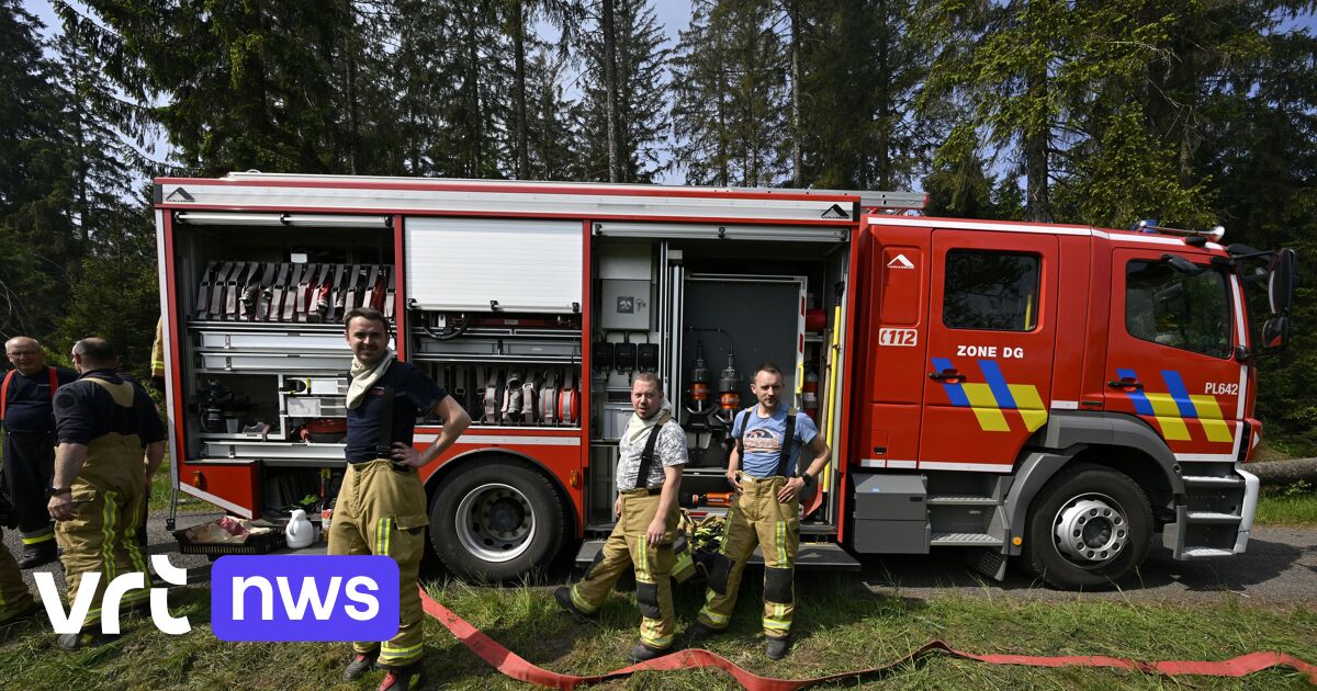 Brandweerman over brand in Hoge Venen: "Blus- en beschermingsmiddelen ...