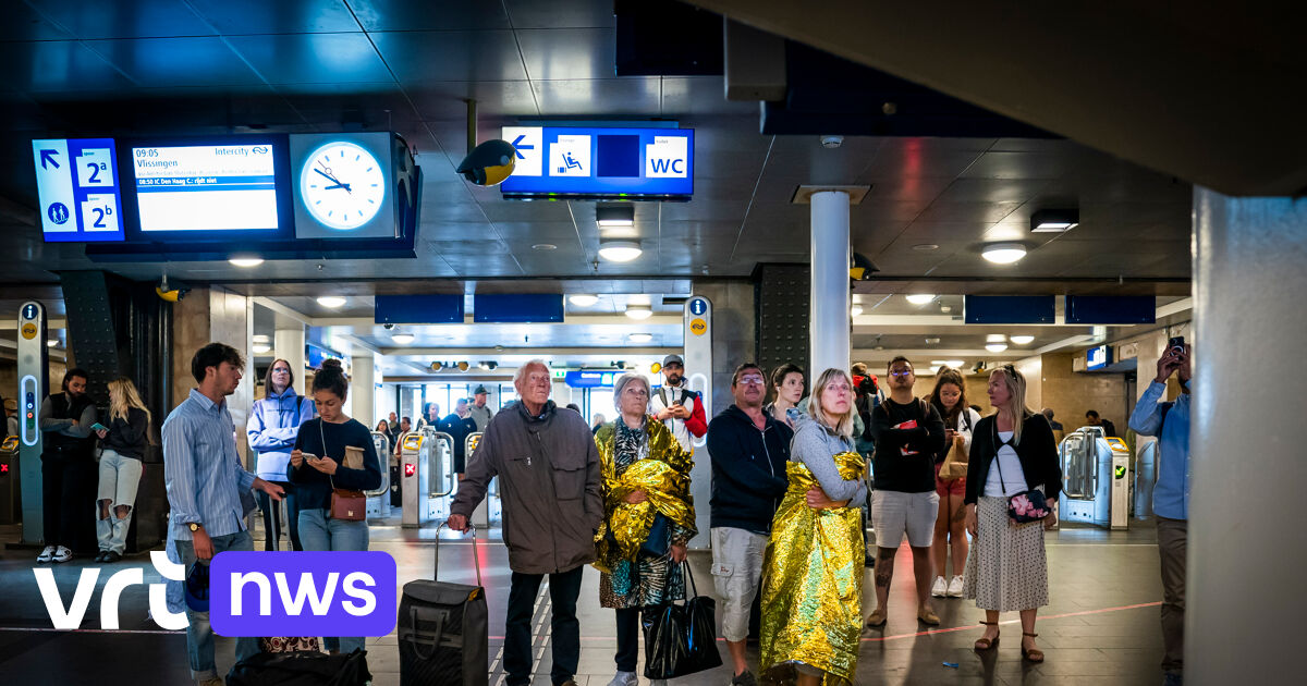 Treinverkeer rond Amsterdam wordt hervat, wel nog vertragingen mogelijk | VRT NWS: nieuws