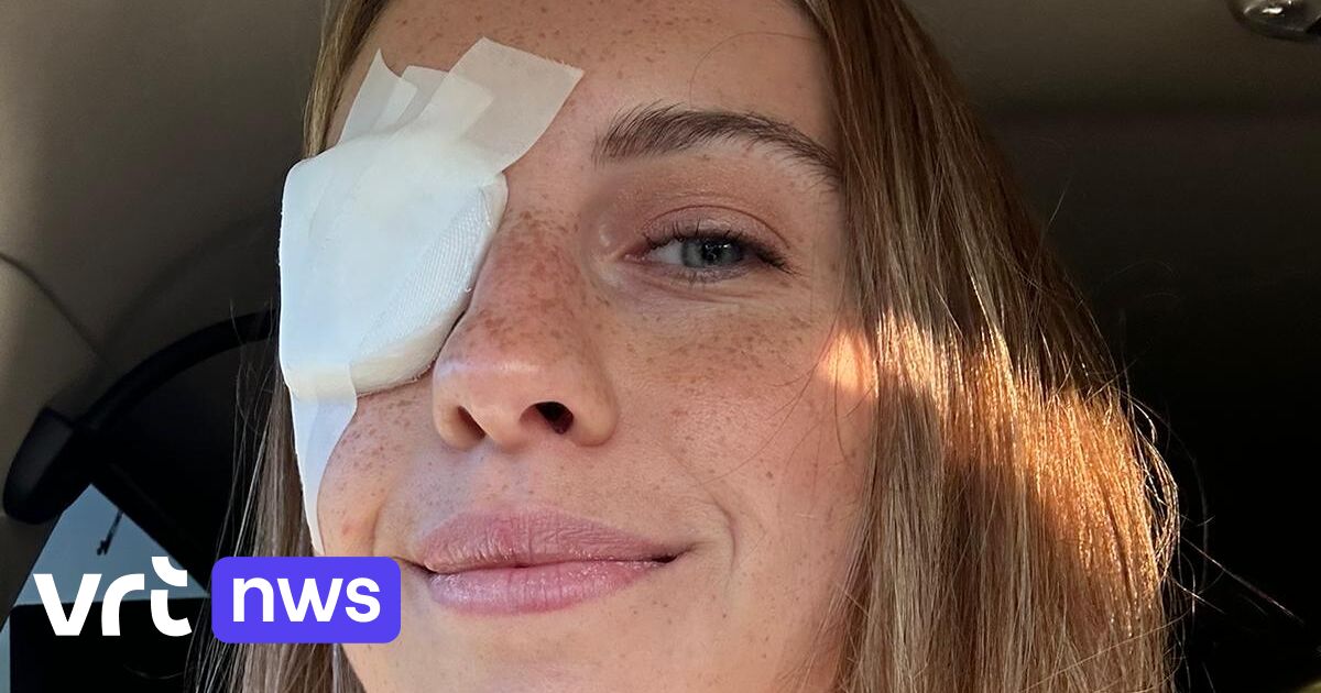 Radio2-reporter Margaux Bogaert krijgt vloeibare ontstopper in haar oog ...