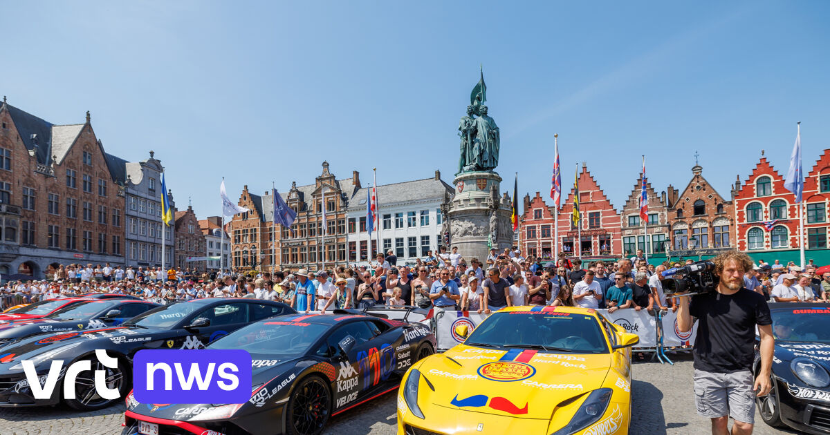 Gumball 3000 strijkt neer in Brugge, een race die het niet altijd nauw ...
