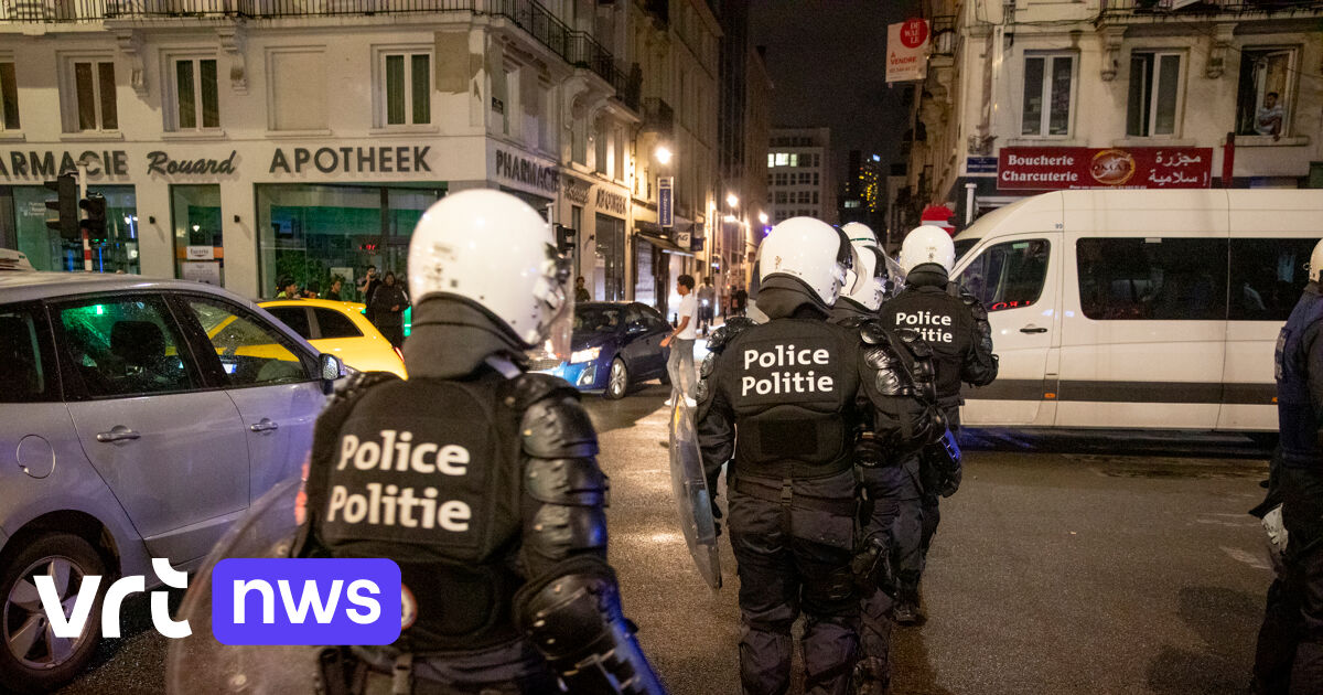Dag na de rellen in Brussel: Brusselse politie pakt vijftigtal mensen ...