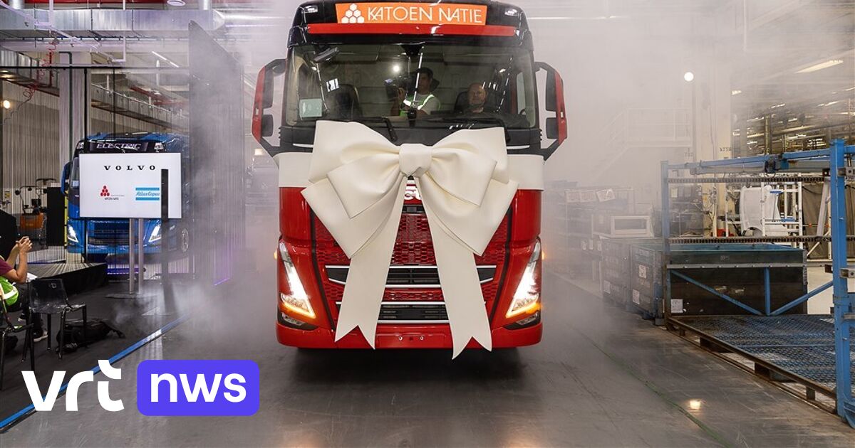Eerste elektrische vrachtwagen voorgesteld in de Volvo fabriek in Gent: "Mijlpaal voor ...