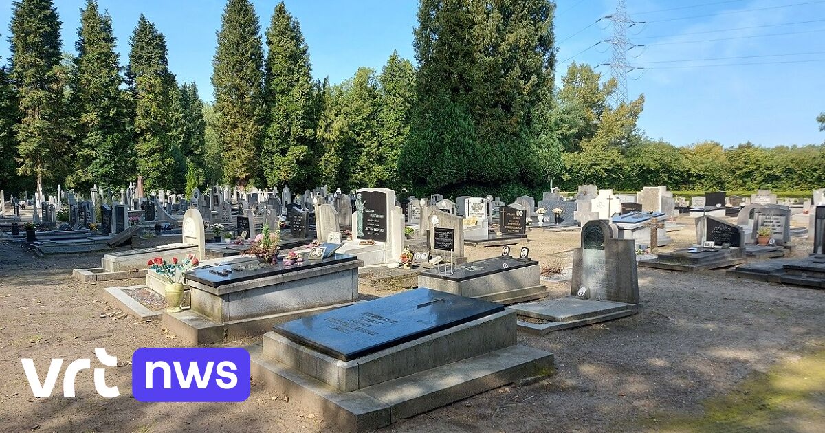 Op begraafplaats Wezel bij Mol worden honderden oude graven opgegraven ...