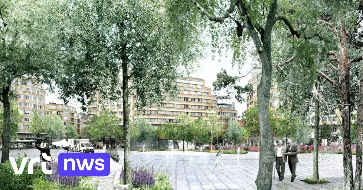 Vergroeningsproject Flagey- en Heilig Kruisplein in Elsene heeft ...