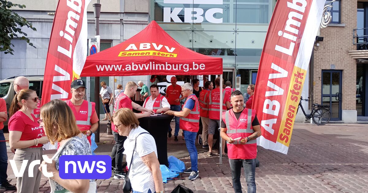 ABVV Limburg voert actie in Genk tegen verplichte gemeenschapsdienst ...