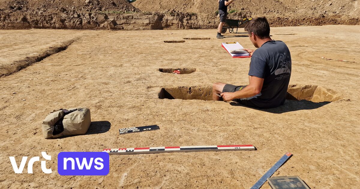 Archeologische opgravingen aan de toekomstige KMO-zone in Voeren | VRT NWS: nieuws