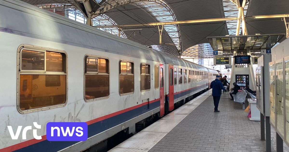 Trein bekogeld met stenen in station Leuven: NMBS dient een klacht in | VRT NWS: nieuws
