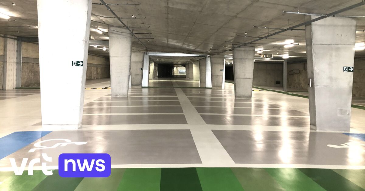 Nieuwe ondergrondse parking aan station van Kortrijk geopend | VRT NWS: nieuws