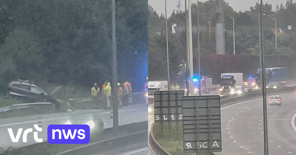 Bestuurder raakt zwaargewond bij ongeval op A12 in Meise | VRT NWS: nieuws