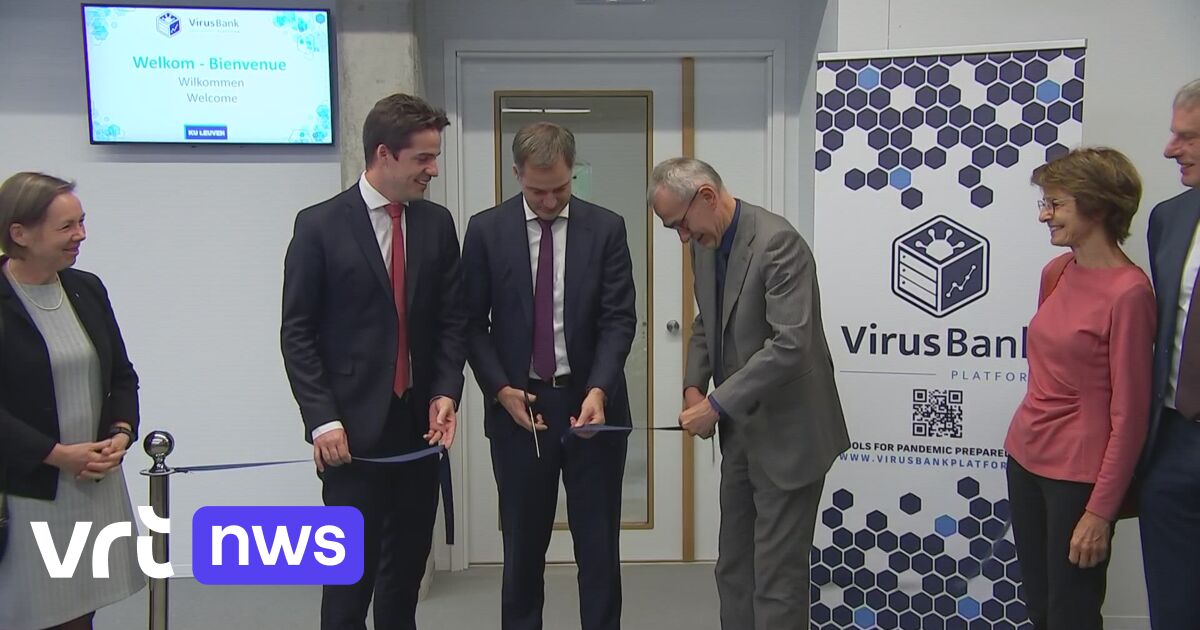 Forschung gegen Epidemien: In Löwen wurde die "VirusBank Platform" eröffnet | VRT NWS: nachrichten