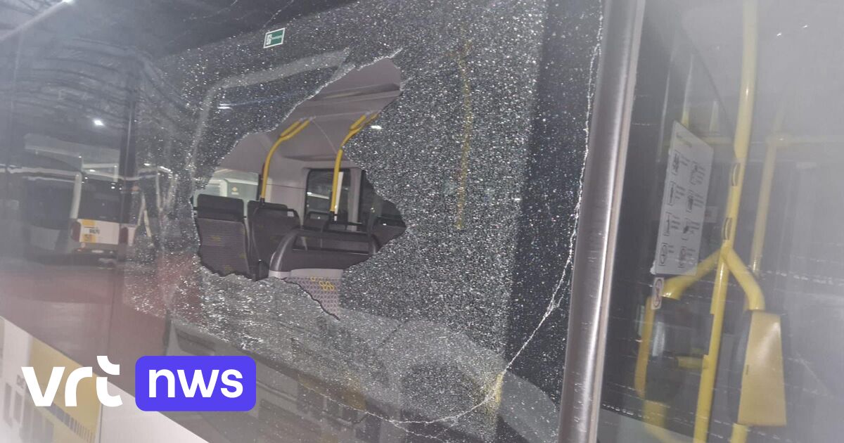 Jongeren bekogelen bus van De Lijn met stenen op Antwerpse Linkeroever ...