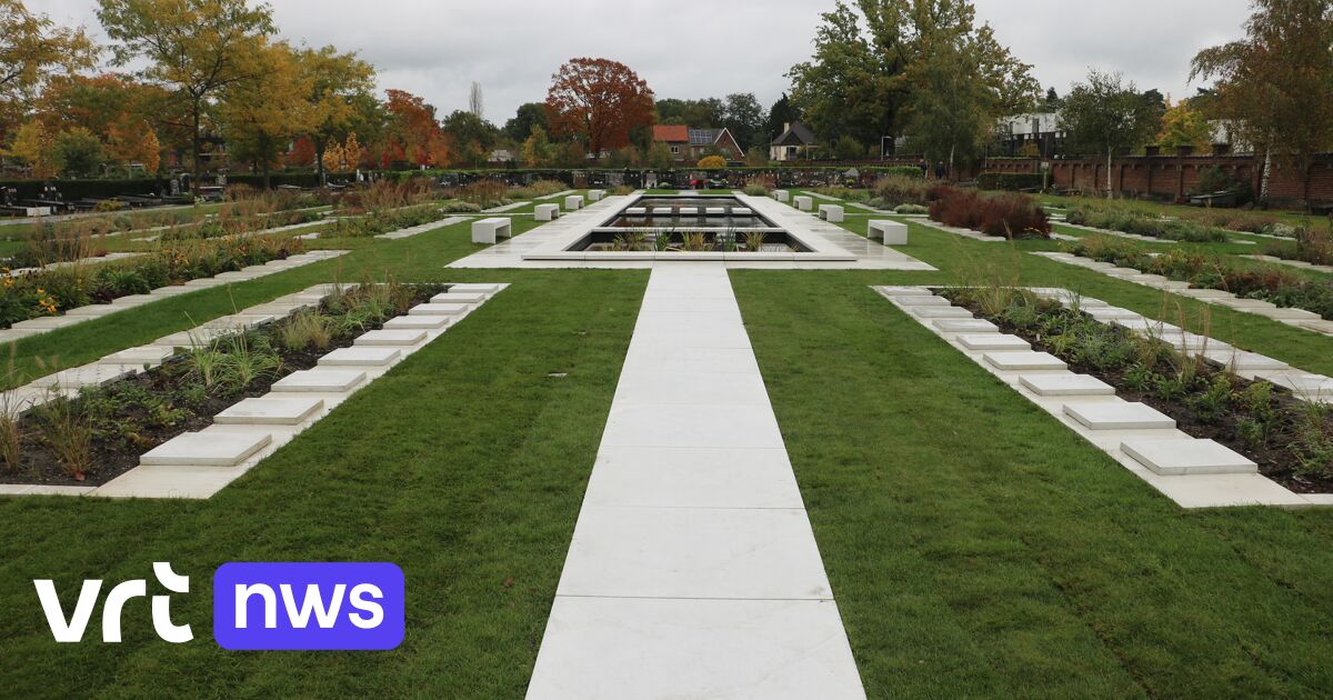 Nieuwe vijvertuin op begraafplaats in Genk-Centrum is klaar | VRT NWS ...