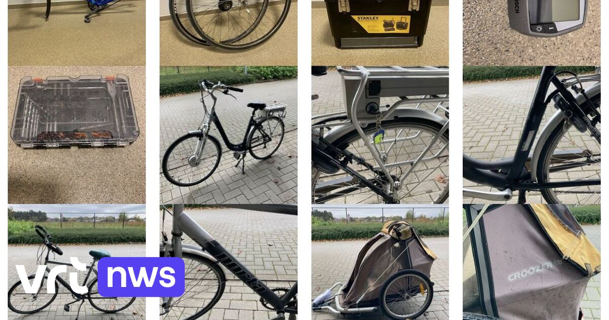 Politie zoekt eigenaars van gevonden fiets(onderdelen) bij ...