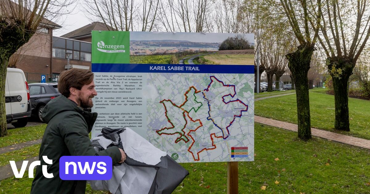 Ultraloper Karel Sabbe is ereburger van Anzegem en krijgt loop- en ...