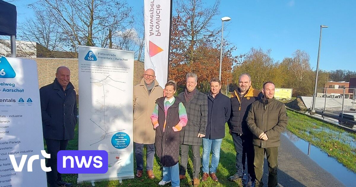 Plannen om fietsostrade Herentals-Aarschot comfortabeler en veiliger te maken | VRT NWS: nieuws