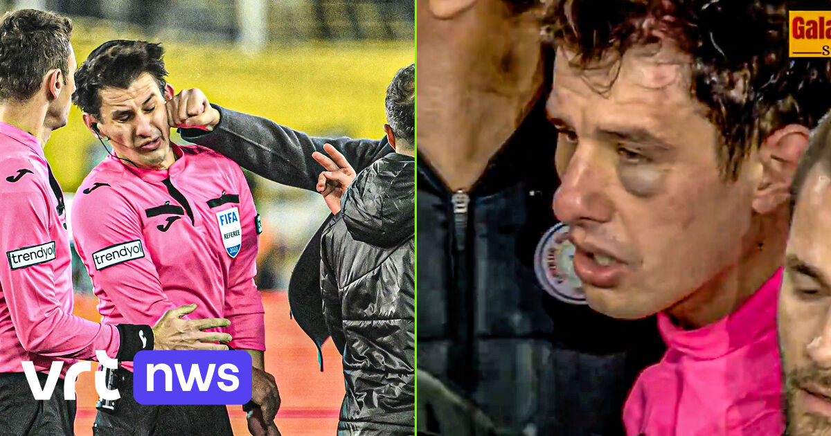 Schandaal in Turkije: ref krijgt vuistslag van voorzitter en wordt in ...