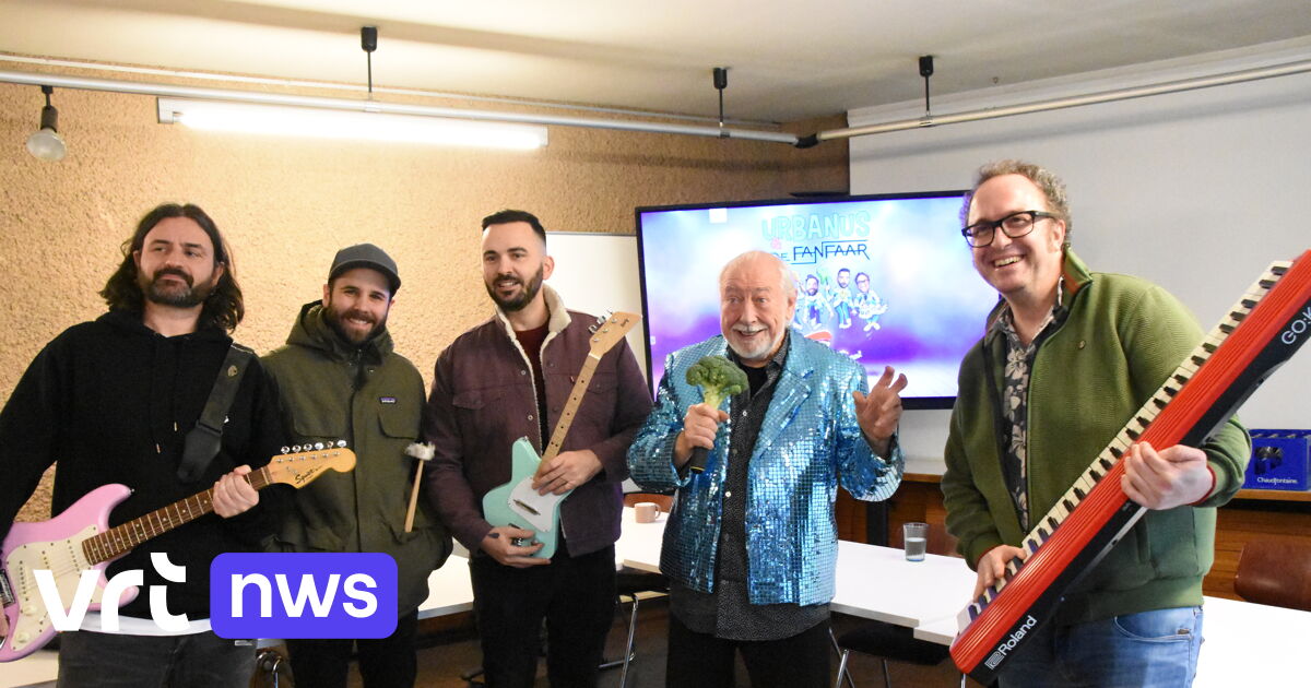Urbanus opnieuw op tournee met Brusselse rockband de Fanfaar: "Ze ...