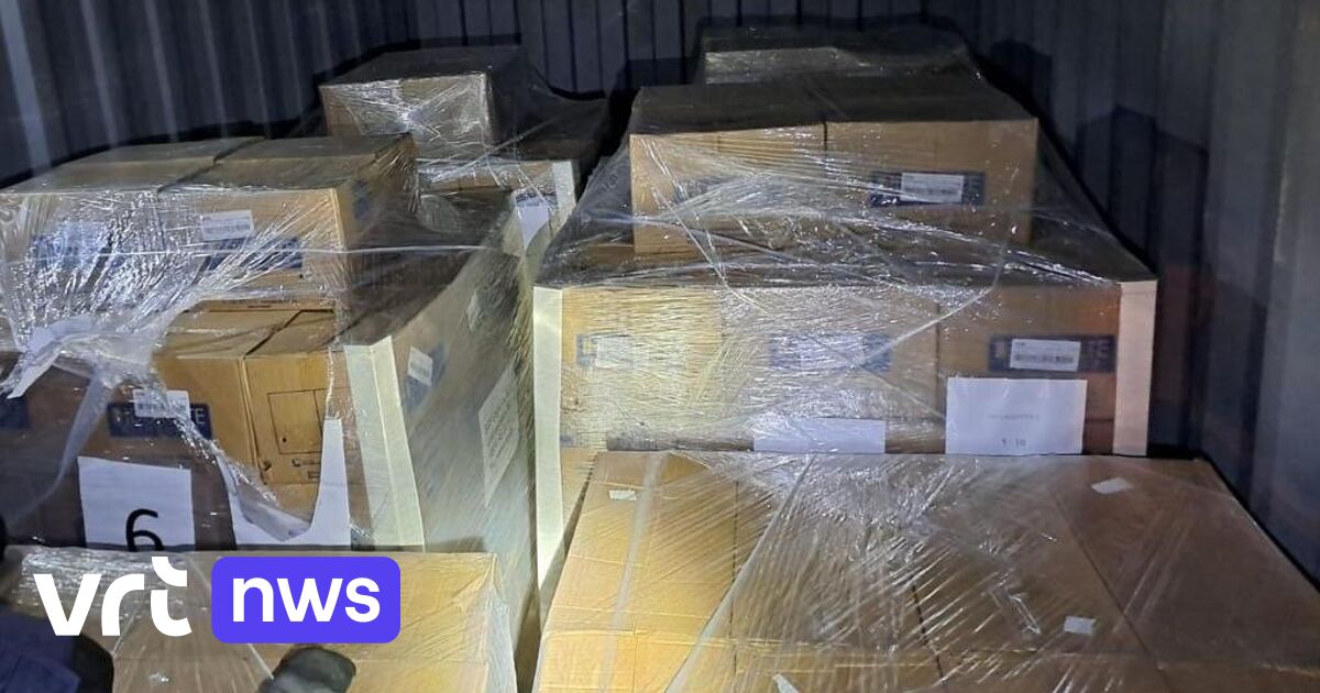 Douane onderschept 3,4 ton cocaïne in Waaslandhaven | VRT NWS: nieuws Douane onderschept 3,4 ton cocaïne in Waaslandhaven | VRT NWS: nieuws