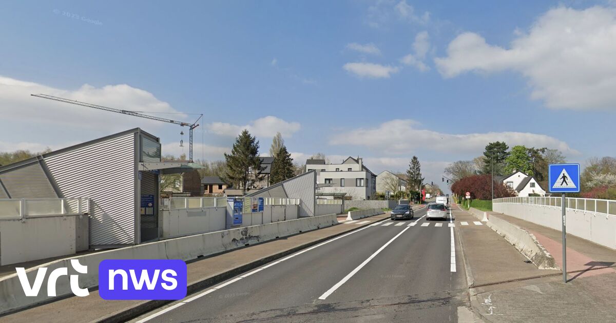 Mechelsesteenweg aan station Nossegem wordt veiliger voor voetgangers | VRT NWS: nieuws