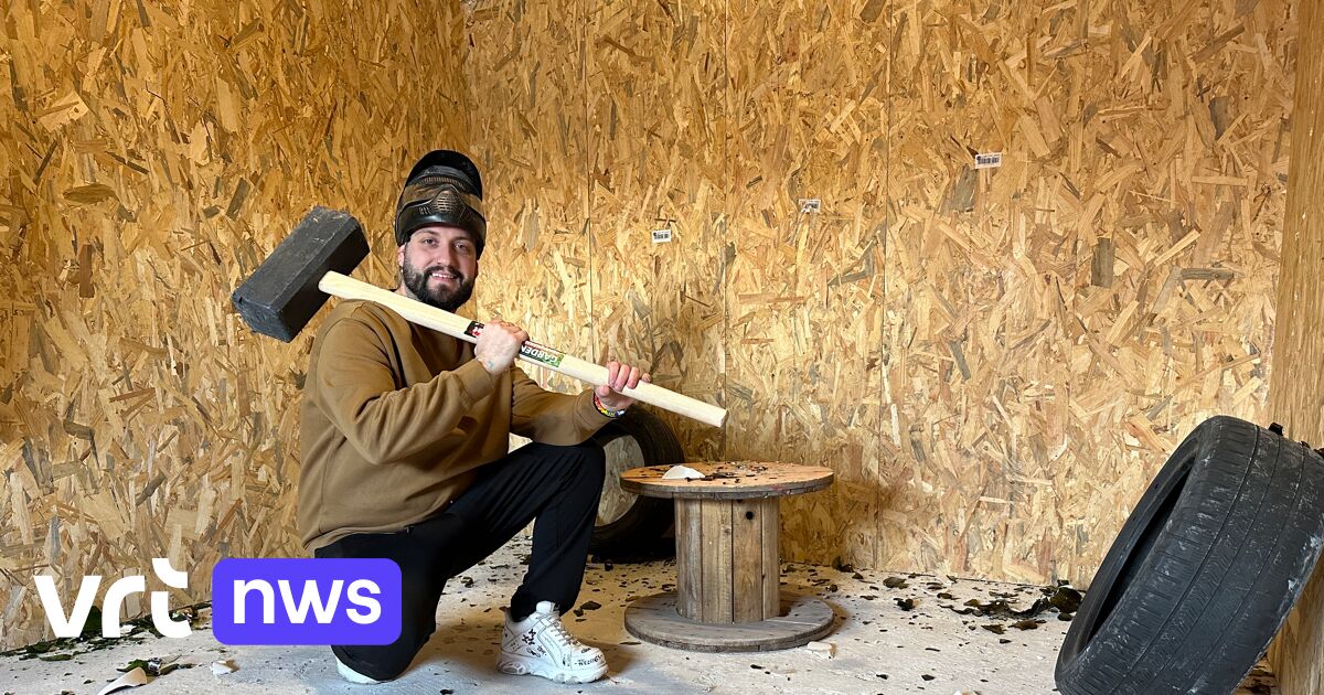 Jeffrey opent eerste rage room van Limburg in Brustem | VRT NWS: nieuws