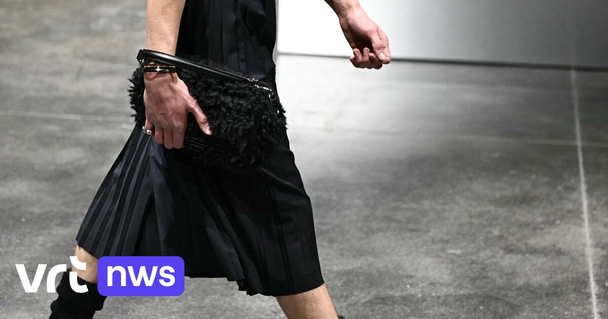 Van rokken tot transparante bloezen: op de catwalk kan je niet meer om de androgyne mannenlook ...