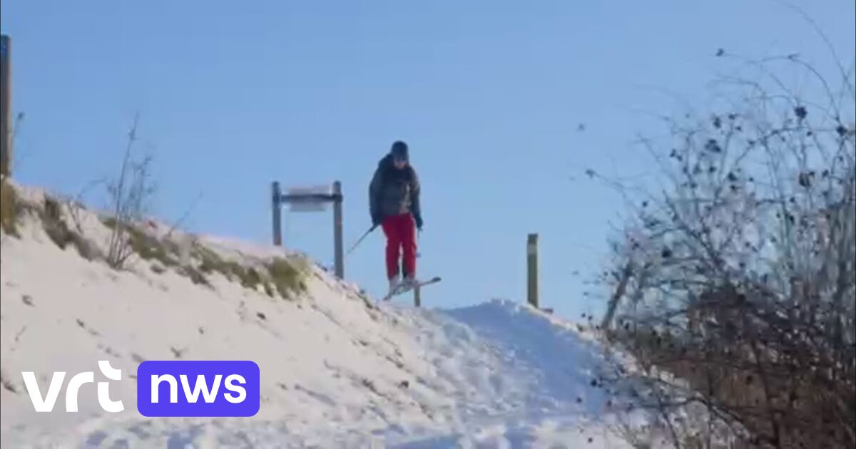 BEKIJK: Alpentaferelen in Limburg: Bram Luyten uit Lummen skiet van terril in Beringen | VRT NWS ...