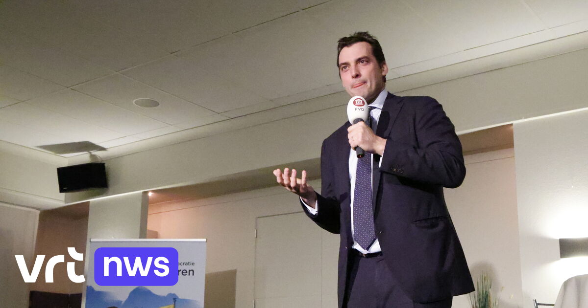 Thierry Baudet lanceert Vlaamse afdeling van Forum voor Democratie in Genk | VRT NWS: nieuws